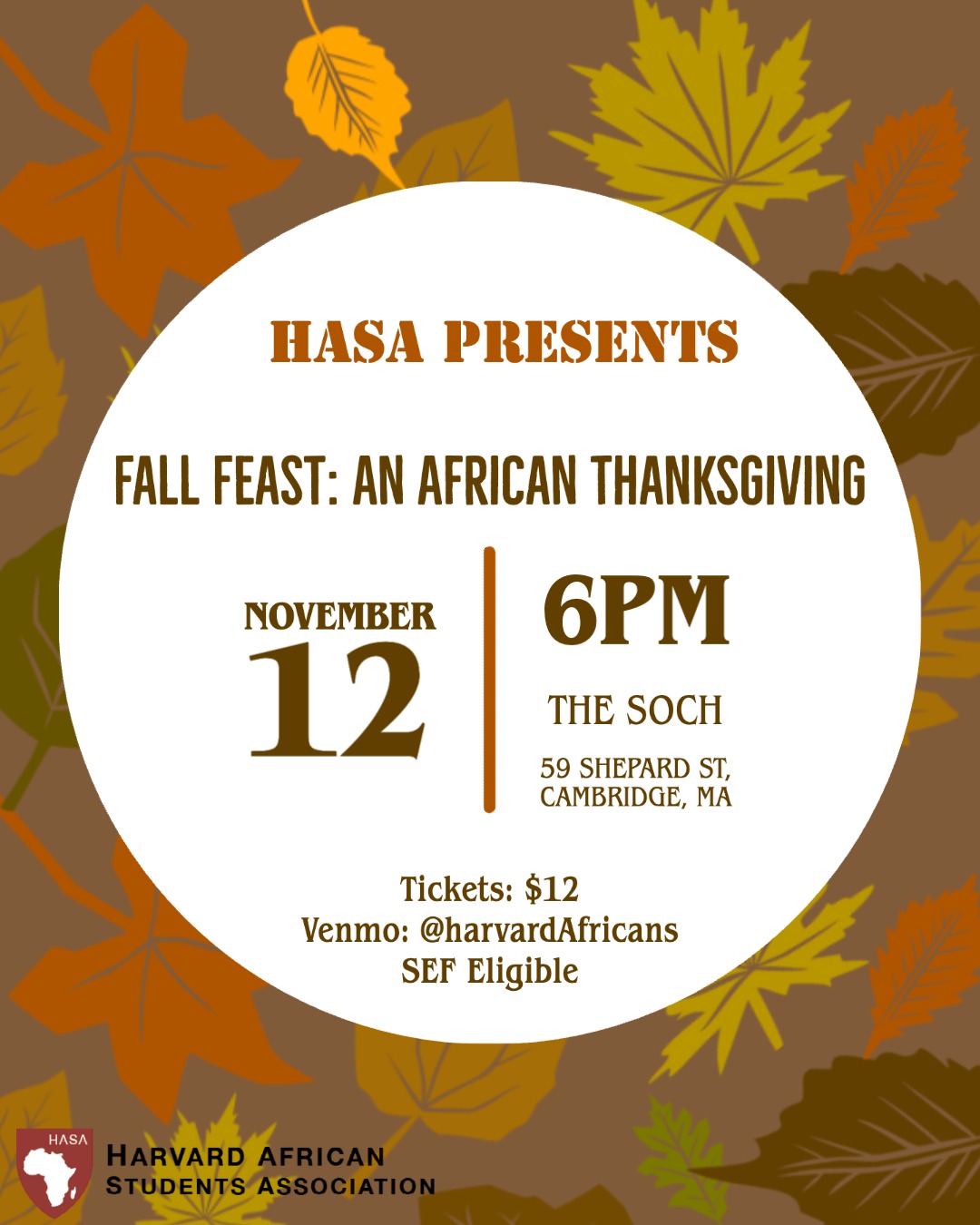 HARVARD AFRICAN STUDENTS ASSOCIATION FALL FEAST 2022 | Harvard ...